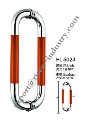 China Puxador da porta de aço inoxidável HL5023, dia38 X 600 à venda