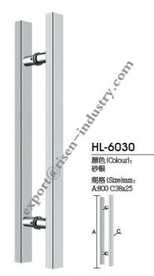 China Puxador da porta de aço inoxidável HL6030, dia38 X.25 X 800 à venda