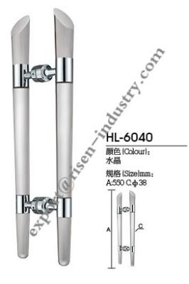 China Puxador da porta de aço inoxidável HL6040, dia38 X 550 à venda