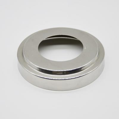China Stainless steel 304 decorative pipe cover RS0120 for post base satin or mirror finishing, 50.8mm, thickness 0.4mm en venta