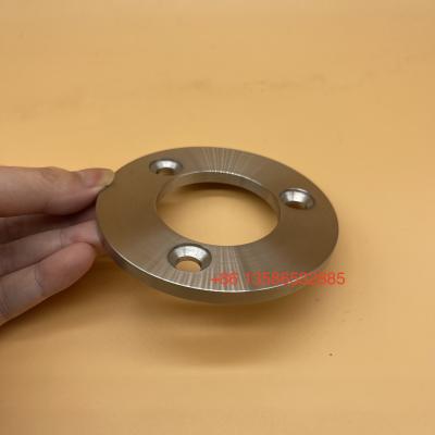 China Flange Base of rail pipe post, stainless steel 304, finishing satin,, dia 50.8mm en venta