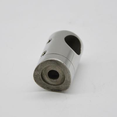 China Intermidiate Post Connector to tube for railling, Satin or Mirror finishing, SS304 en venta
