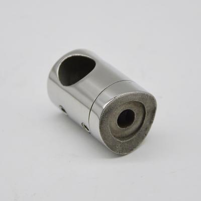 China Intermidiate Post Connector to tube for railling, Satin or Mirror finishing, SS304 en venta
