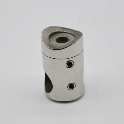 China Intermidiate Post Connector to tube for railling, Satin or Mirror finishing, SS304 en venta