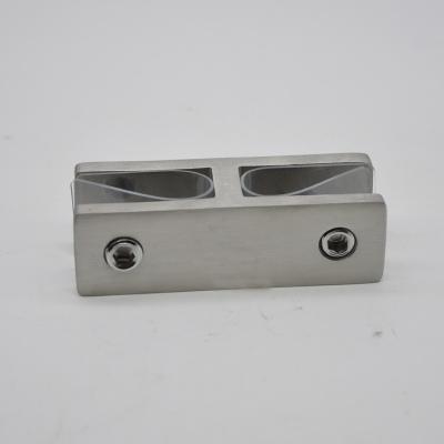 Китай Stainless steel Glass connector 180 degree RS2313 plus, 80X25mm, thickness 5mm, SS304 satin, mirror, black продается
