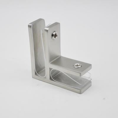 China Stainless steel Glass clamps 90 degree RS2314 plus, 70X25mm, thickness 5mm, SS304 satin, mirror, black à venda