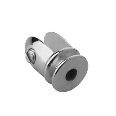 China Fixed Glass Holder YS-024, Zinc Alloy,  for glass 8mm, finishing chrome or Satin en venta