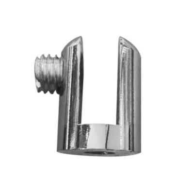 China Fixed Glass Holder YS-030, Zinc Alloy,  for glass 6-8mm, finishing chrome or Satin en venta
