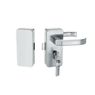 China Glass door locks LC-035, stainless steel 304 plate, finishing satin or mirror en venta