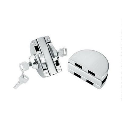 China Glass door locks LC-001, stainless steel 304 plate, finishing satin or mirror en venta