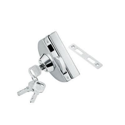 China Glass door locks LC-002A, stainless steel 304 plate, finishing satin or mirror en venta