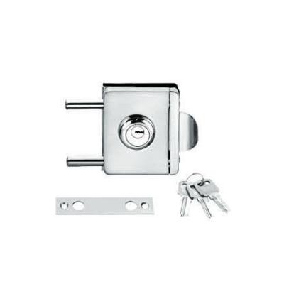 China Glass door locks LC-008A, stainless steel 304 plate, finishing satin or mirror en venta