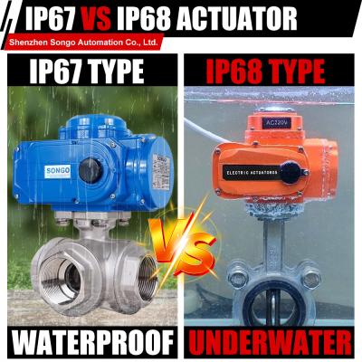 China 3 Way Motorized Actuator Valve T Type CF8M 1000 WOG NPT Female Threaded SS304 4-20ma for sale