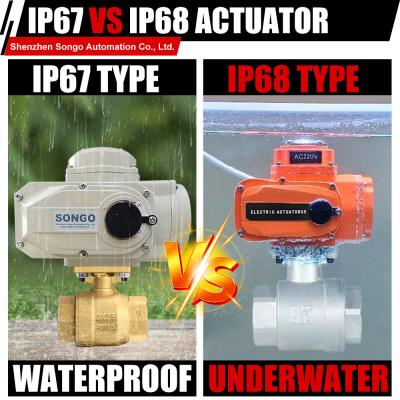 China Brass Thread Motorized Ball Valve On Off Type Quarter Turn For Water for sale