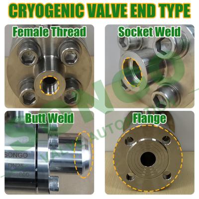 China Cryogenic Pneumatic Ball Valve 1inch 4Mpa Forged SS304 Extended Stem Socket Weld With Double Acting for sale
