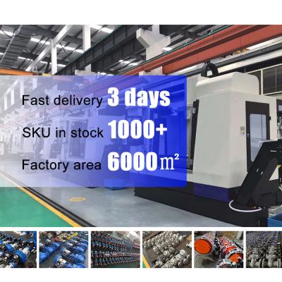 China DN25 SS304 Pneumatic Control Valve Flange Globe Valve Single Seated With Positioner for sale