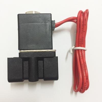 China 2P Plastic Normally Close Solenoid Valve 1/4" 220VAC 0-0.7Mpa  N/C 50/60hz for sale