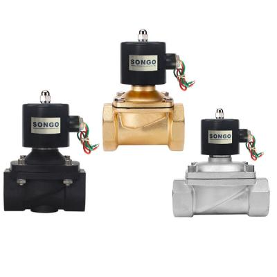 China Plastic Solenoid Valve Timer Normally Closed For Irrigation Water Fountain for sale