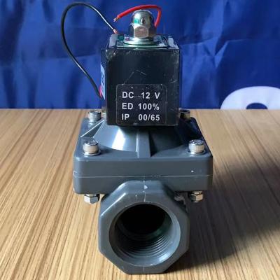 China Diaphragm UPVC Solenoid Valve Normally Closed Ip65 For Water / Fountain for sale