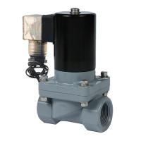 Quality CPVC Corrosion Resistance Magnetic Solenoid Valve For Sulfuric Alkali Acid for sale