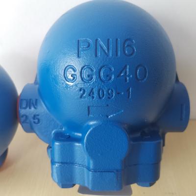 China NPT Threaded Thermostatic Steam Trap Valve Lever Float Ball Valve GGG40 PN16 for sale