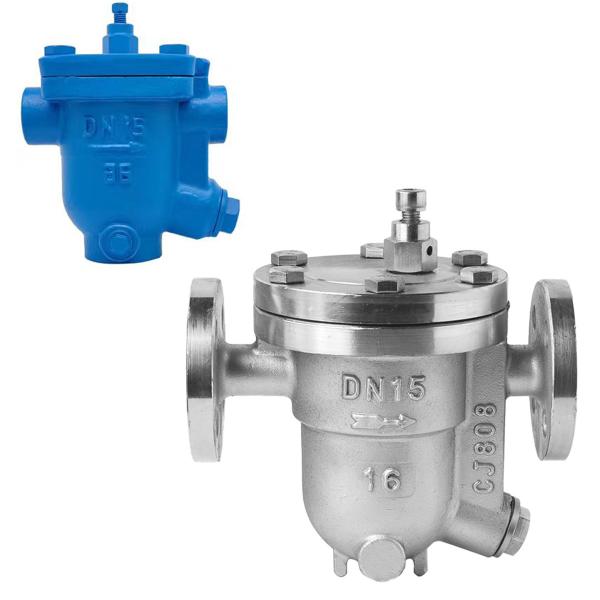 Quality Free Float Flange Steam Trap Valve CS41H 16bar Cast Steel Automated Steam Pipe Drainage for sale