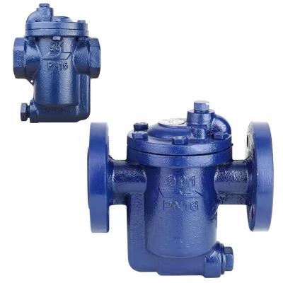 China Bucket Steam Trap Valve CS11H 25bar SS304 Carbon Steel NPT Threaded With Filtration Check for sale