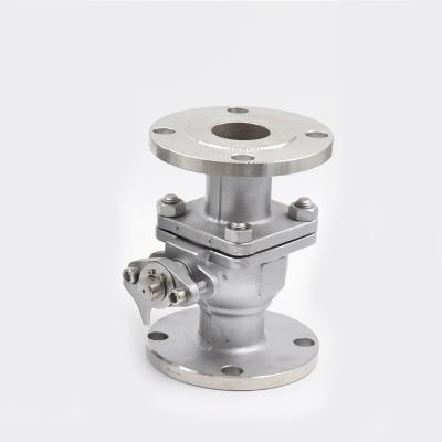 China SS304 Flange Ball Valve Manual ASME B16.5 150 Lb 3 Inch Handle Operated for sale