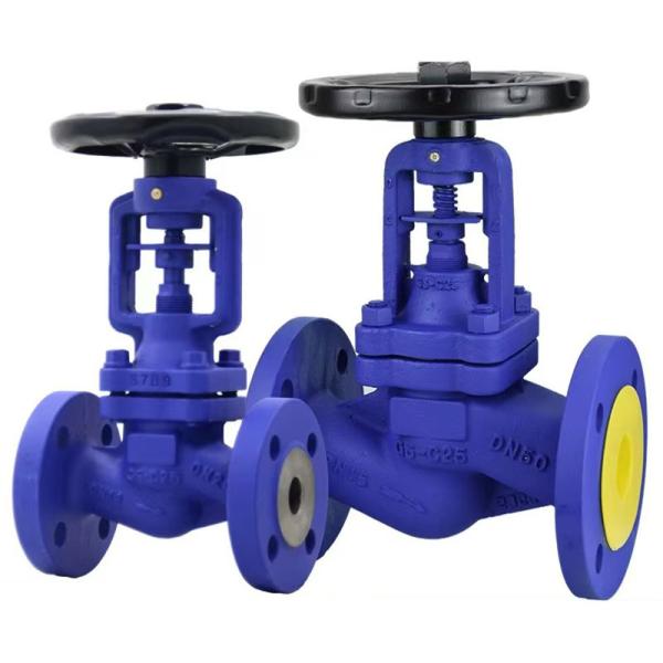 Quality Bellows Seat Steam Globe Valve 6 Inch WCB Carbon Steel Flange 16bar 25bar Din Standard for sale