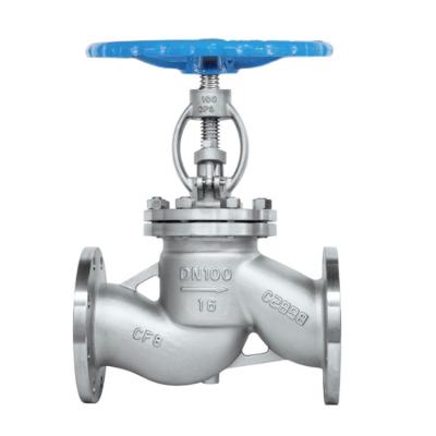 China SS304 CF8 Flange End Globe Valve DN50 2inch API ANSI 150LB PTFE Sealing for sale