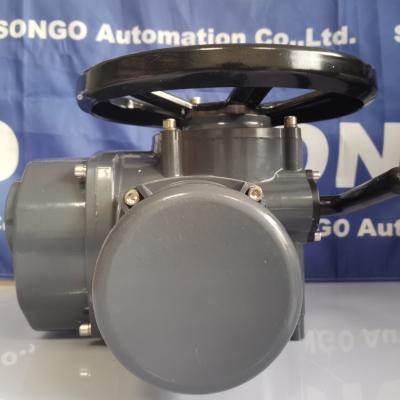 China Three Phase Multiturn Electric Actuator with Gearbox AC380V 50/60HZ Modulating Ip67 1200NM 2000NM for sale