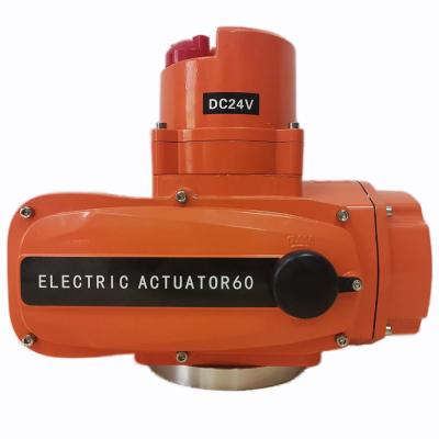 China Multi Turn Electric Motorized Actuator PLC Controlled IP68 DC24V 12V AC110V 220V for sale