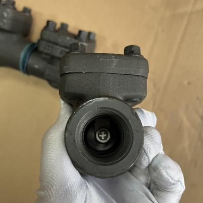 China A105 Forged Steel Swing Check Valve 1/2 Inch Class 800 BSP Threaded Socket Weld For 425 Degree Steam for sale