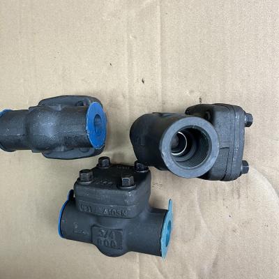 China A105 Forged Steel Swing Check Valve 1/2 Inch Class 800 BSP Threaded Socket Weld For 425 Degree Steam for sale
