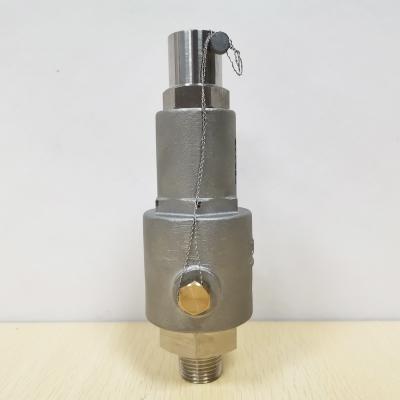 China SS304 Cryogenic Relief Valve 1/2inch 5Mpa NPT Thread Spring Loaded For LOX for sale