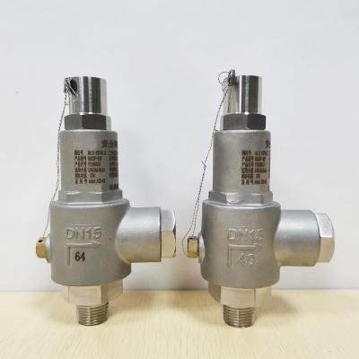 China SS304 Cryogenic Relief Valve 1/2inch 5Mpa NPT Thread Spring Loaded For LOX for sale