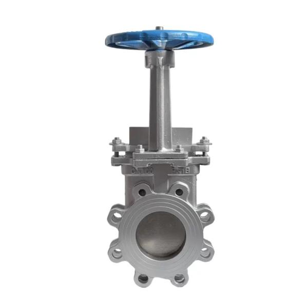 Quality SS304 Lug Wafer Type PN16 150LB Knife Gate Valve for Slurry Discharge with Handwheel for sale