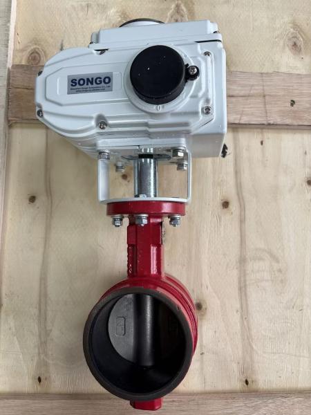 Quality Electric Groove Butterfly Valve With Intelligent Control And Rapid Installation For Fire Protection And Water Supply Systems for sale