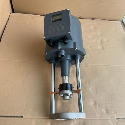 China SONGO Digital Straight Stroke IP65 Linear Electric Actuator 4-20ma 3000Nm with 12VDC 24VDC 220VAC for sale