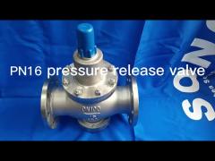 SONGO Pilot-operated Steam Pressure Relief Valve PRV
