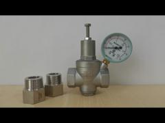 SONGO NPT Thread Pressure Reducing Valve Stainless Steel 304  Pressure Control Reducing Valve