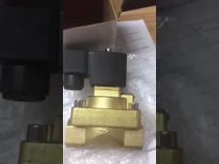 50 Bar Brass Solenoid Valve 220VAC High Pressure Normally Closed Type Showcase