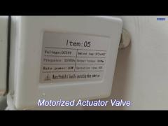sanitary 3 way motorized ball valve food grade ss304 t l port modulating electric actuator