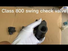 a105 forged steel swing check valve 1/2 inch class 800 bsp threaded socket weld for 425 degree steam