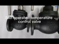 songo self-operated temperature control valve 16bar 25bar stainless steel 304 direct acting thermost