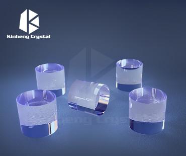 China CaF2(Eu) Scintillator crystal low energy Gamma detector α, β particles for sale