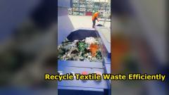 ALN-FS6150-4 Recycled Fiber Carding & Opening Machine | One Pin Roller & Three Needle Rollers