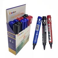 China Jumbo Marker Pens Custom Permanent Marker Chisel Tip Low Odor 12/Box for sale
