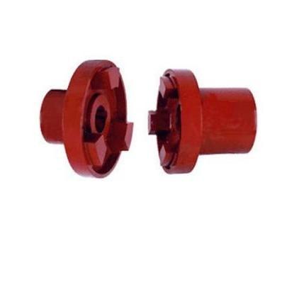 China Elasticity Rubber Spider D Flexible Jaw Coupling Lightning Protection for sale