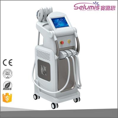 China 3 Handles Germany Flash Lamp Elight SHR IPL Hair Removal Equipment with CE approved for sale